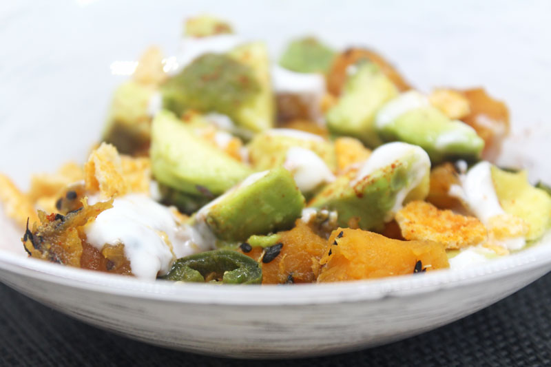 Avocado Butternut Squash Chaat/Snack – wholegreens